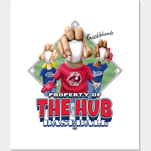 Knucklehead for The Hub Baseball - Baseball - Posters and Art Prints ...