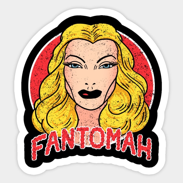 Fantomah Front & Back Design - Vintage Comic - Sticker | TeePublic