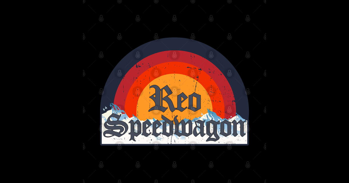 reo speedwagon /// vintage retro - Reo Speedwagon - Sticker | TeePublic