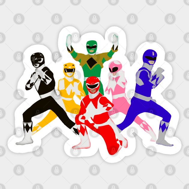 Power Rangers - Power Rangers - Sticker | TeePublic