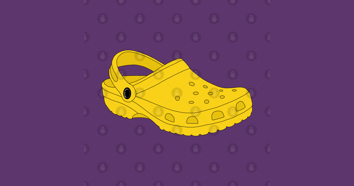 Yellow Croc - Crocs - T-Shirt | TeePublic