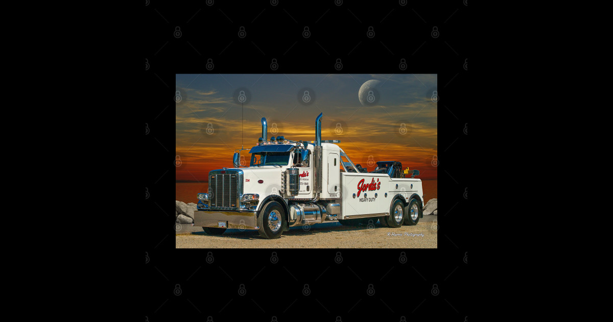 Tow Truck - Big Rigs - Sticker | TeePublic