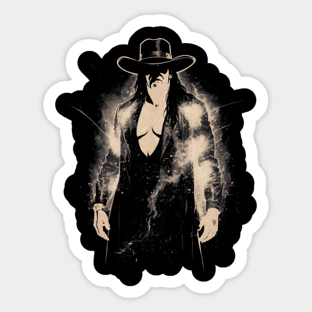 the legend undertaker - Wrestling - Sticker | TeePublic