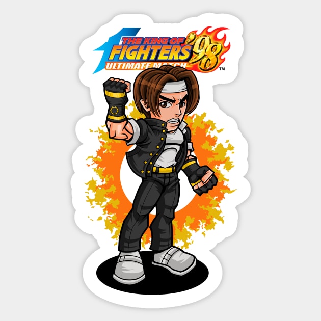 Kyo Kusanagi KOF 98 - Gamer - Sticker | TeePublic