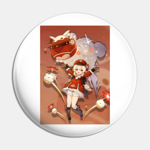 Klee Splash Art Genshin Impact - Genshin Impact - Pin | TeePublic