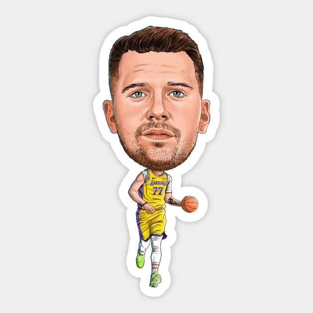 LA Luka 77 - Luka Doncic - Sticker | TeePublic