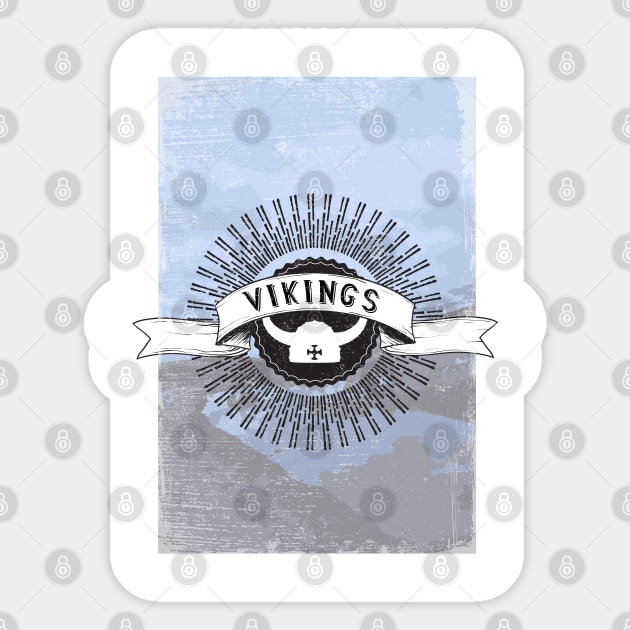 Viking Emblem - Vikings - Sticker | TeePublic