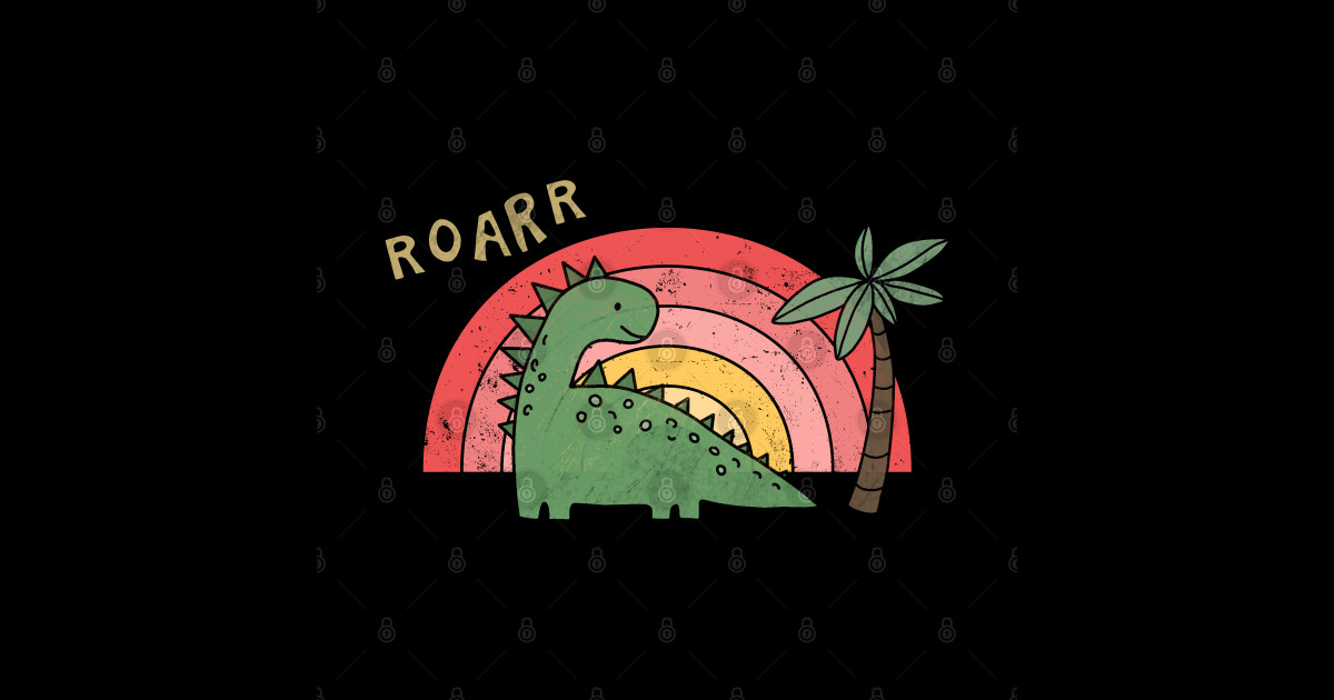 Dinosaur drawing - Dinosaur - Sticker | TeePublic