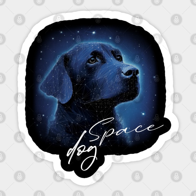 Space Dog - Space Dog - Sticker | TeePublic