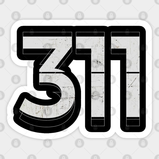 311 Kinetic Typography - 311 - Sticker | TeePublic