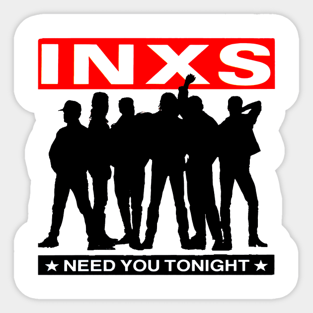 The INXS 1977 - Inxs Band - Sticker | TeePublic