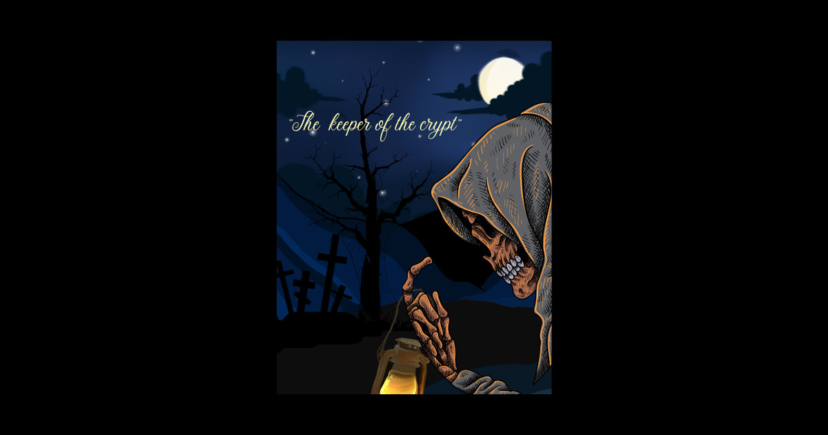 Keeper of the crypt - Tales From The Crypt Halloween - Sticker | TeePublic