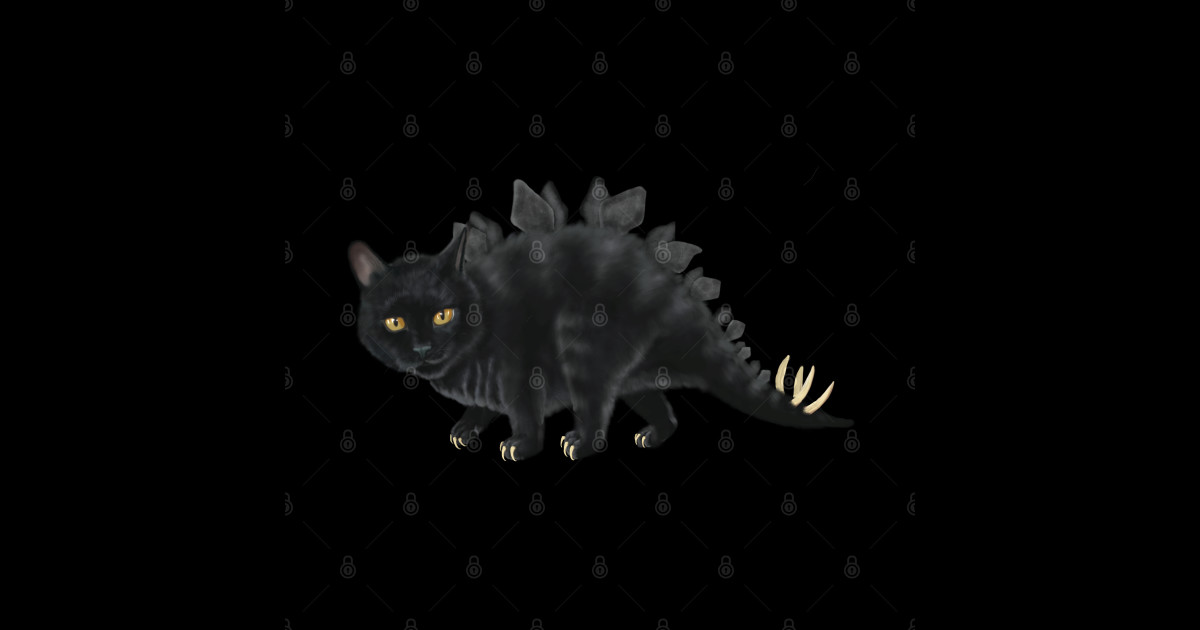 Catosaurus - Cat - Sticker | TeePublic