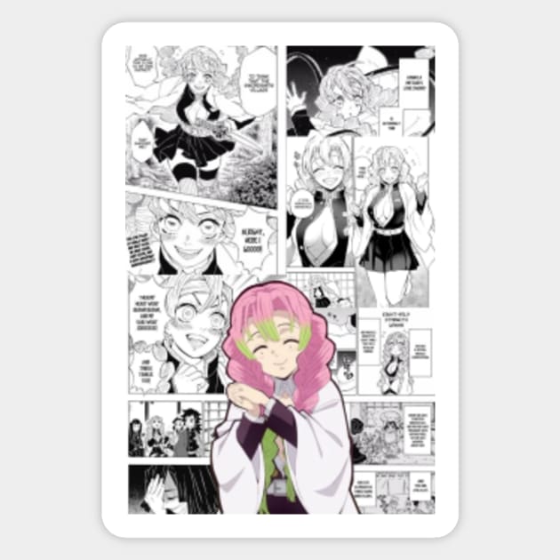 Mitsuri Kanroji - Tanjiro - Sticker | TeePublic