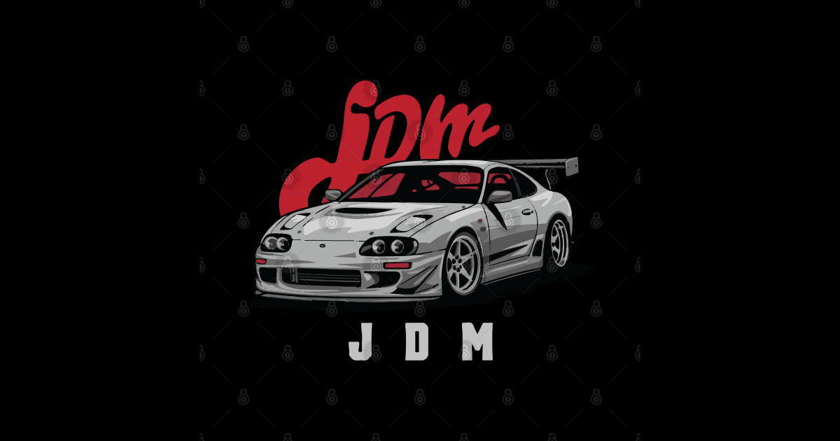 Jdm Legend Toyota Supra Car Funny Gift - Toyota Supra - Sticker | TeePublic