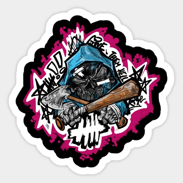 Hooligan Official T-shirt - Warrior - Sticker | TeePublic