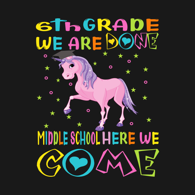 6th grade we are done middle school here we come..6th grade graduation ...