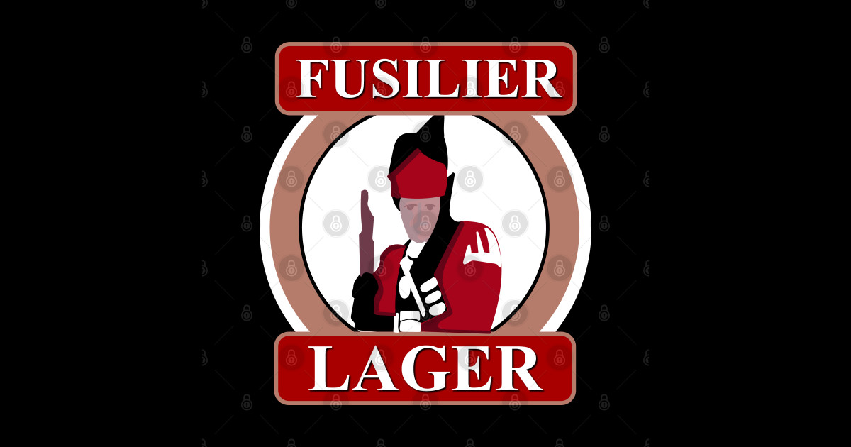 Fusilier Lager - Still Game - Sticker | TeePublic