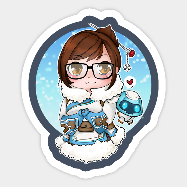 Mei chibi Overwatch - Mei Overwatch - Sticker | TeePublic