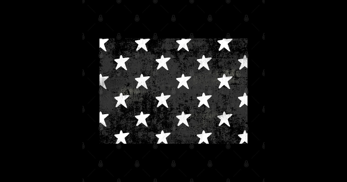White Star - Black - Sticker | TeePublic
