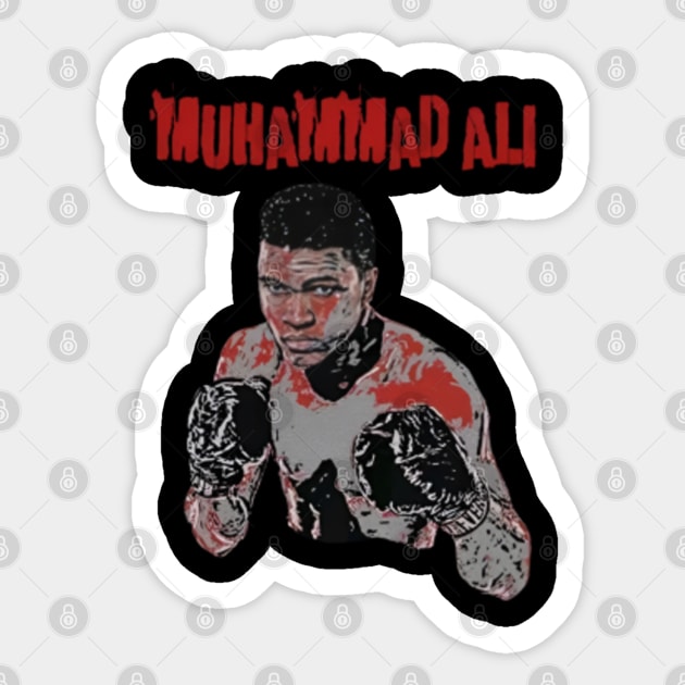 Muhammad ali art - Muhammad Ali - Sticker | TeePublic