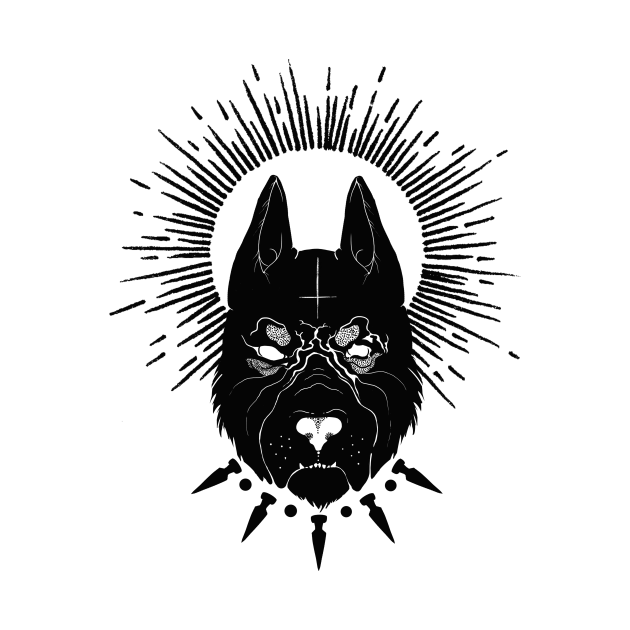 Hellhound- White - Hellhound - T-Shirt | TeePublic