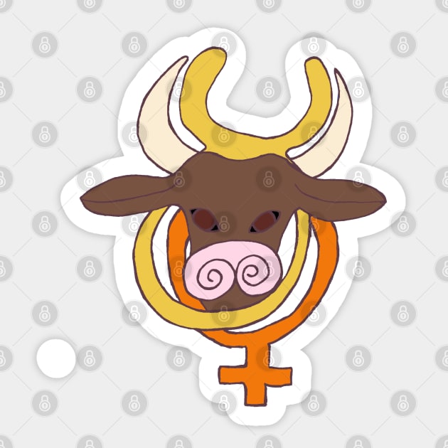 Taurus, The Bull - Taurus - Sticker | TeePublic