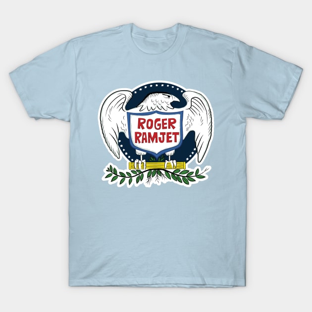 Roger Ramjet Bald Eagle - Roger Ramjet - T-Shirt | TeePublic