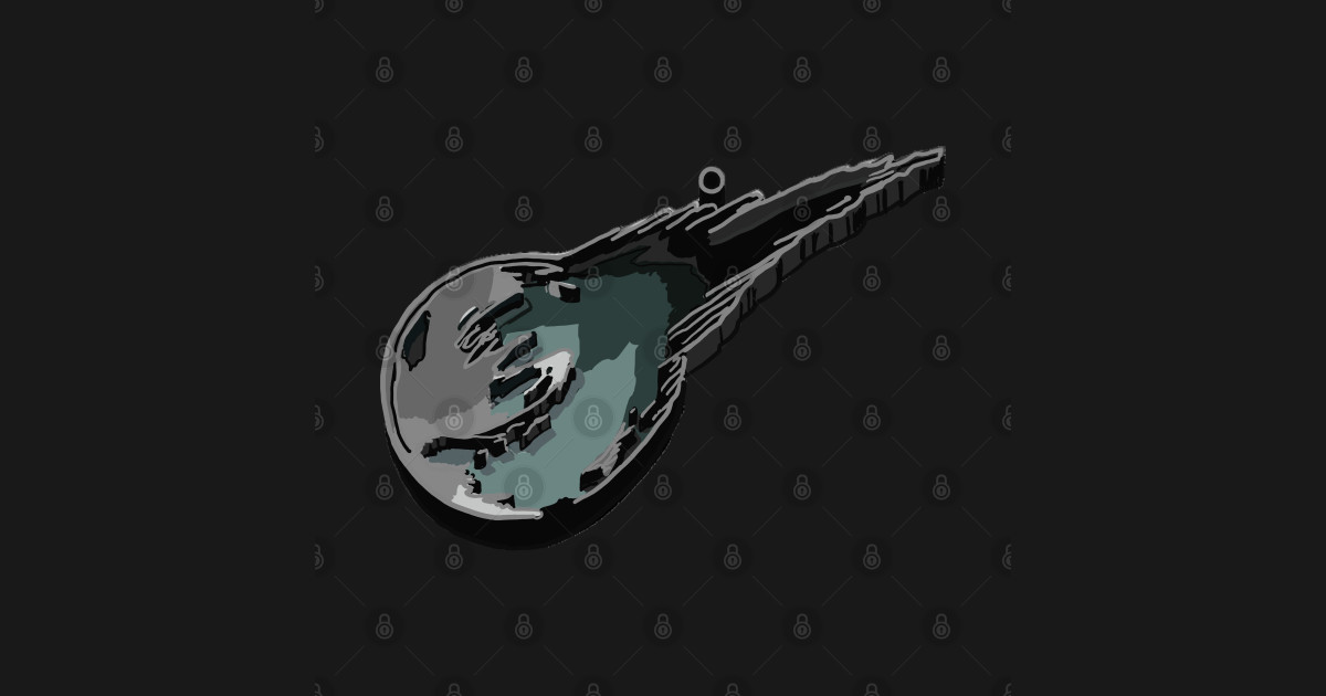 Final Fantasy 7 Remake Meteor Logo - Final Fantasy 7 - Crewneck ...