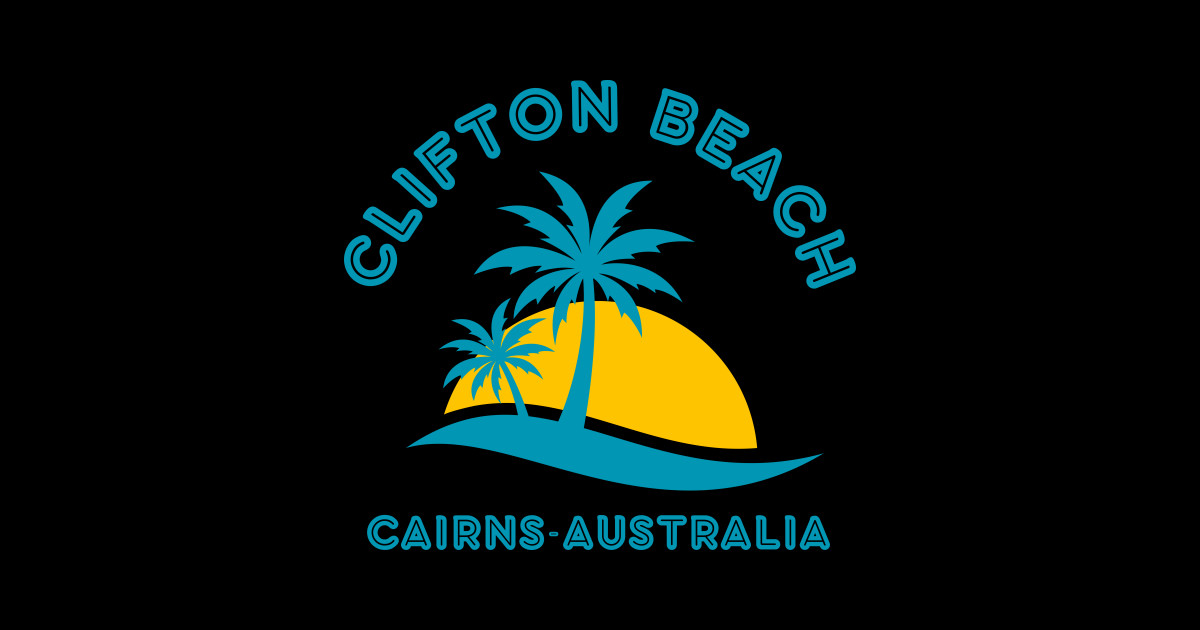 CLIFTON BEACH-CAIRNS AUSTRALIA - Cairns - Sticker | TeePublic