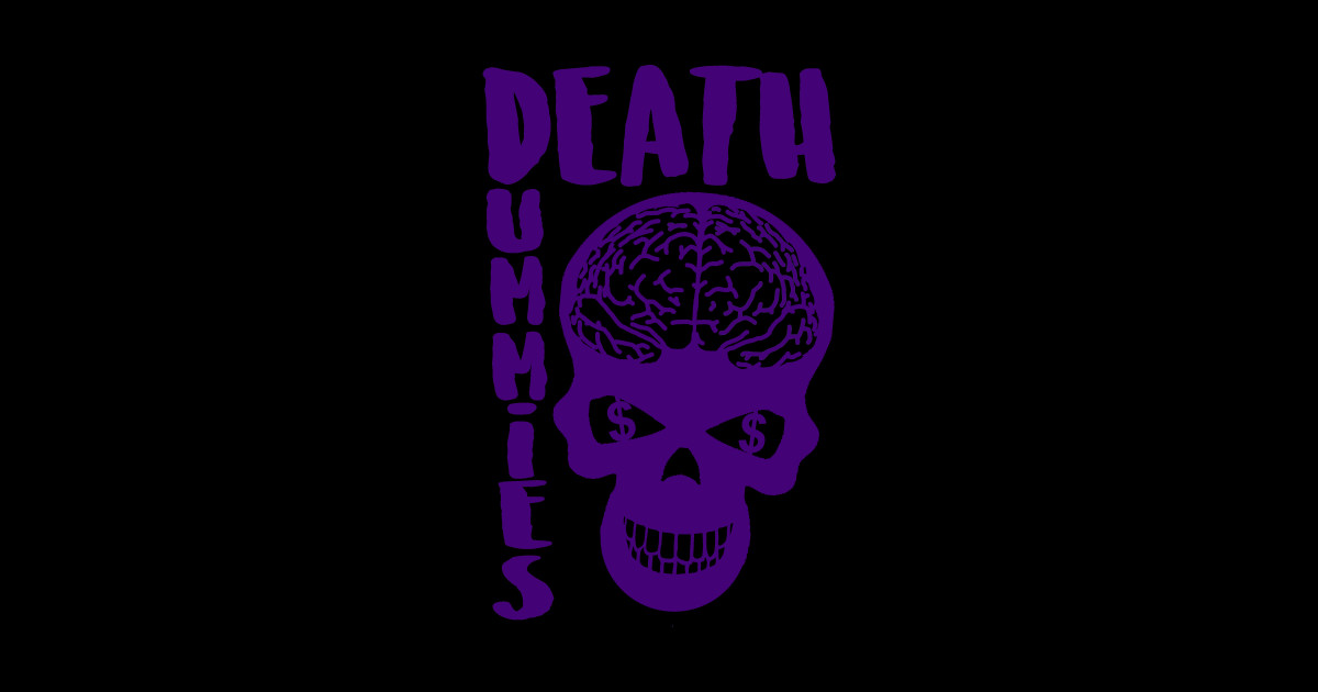 Purple Death Dummies Skull - Skull - Sticker | TeePublic