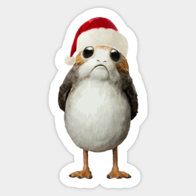Star Wars - Christmas Porg - Porgs - Sticker | TeePublic