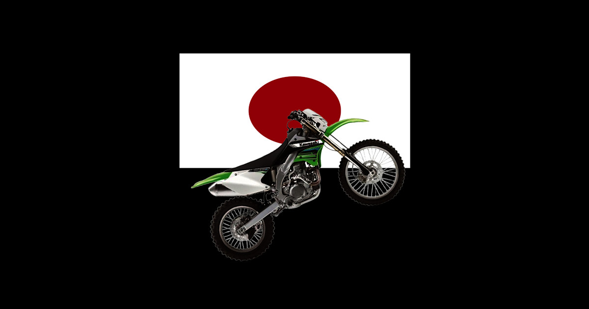 Japanese Enduro Motocross Kawasaki KLX450R - Motocross Enduro - Sticker ...