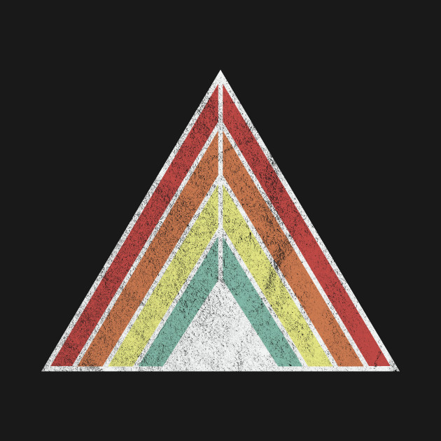 90's Style Triangle Geometric Design - 90s Design - T-Shirt | TeePublic