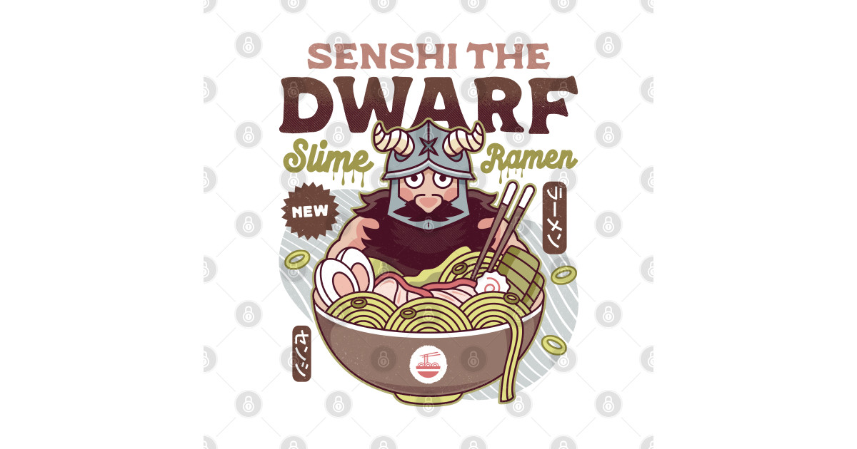 Dwarf Chef Slime Ramen - Delicious In Dungeon - T-Shirt | TeePublic