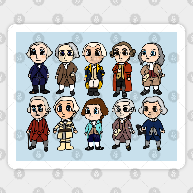Founding Fathers - Founding Fathers - Sticker | TeePublic