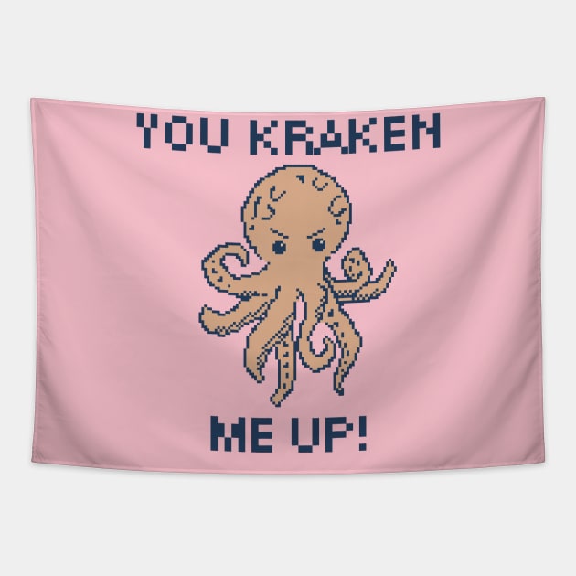 You Kraken Me Up! 8-Bit Pixel Art Giant Squid - You Crack Me Up ...