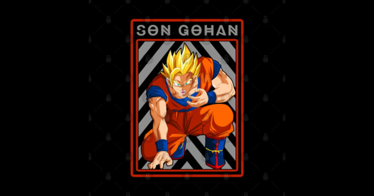 Son Gohan - Dragon Ball - Sticker | TeePublic