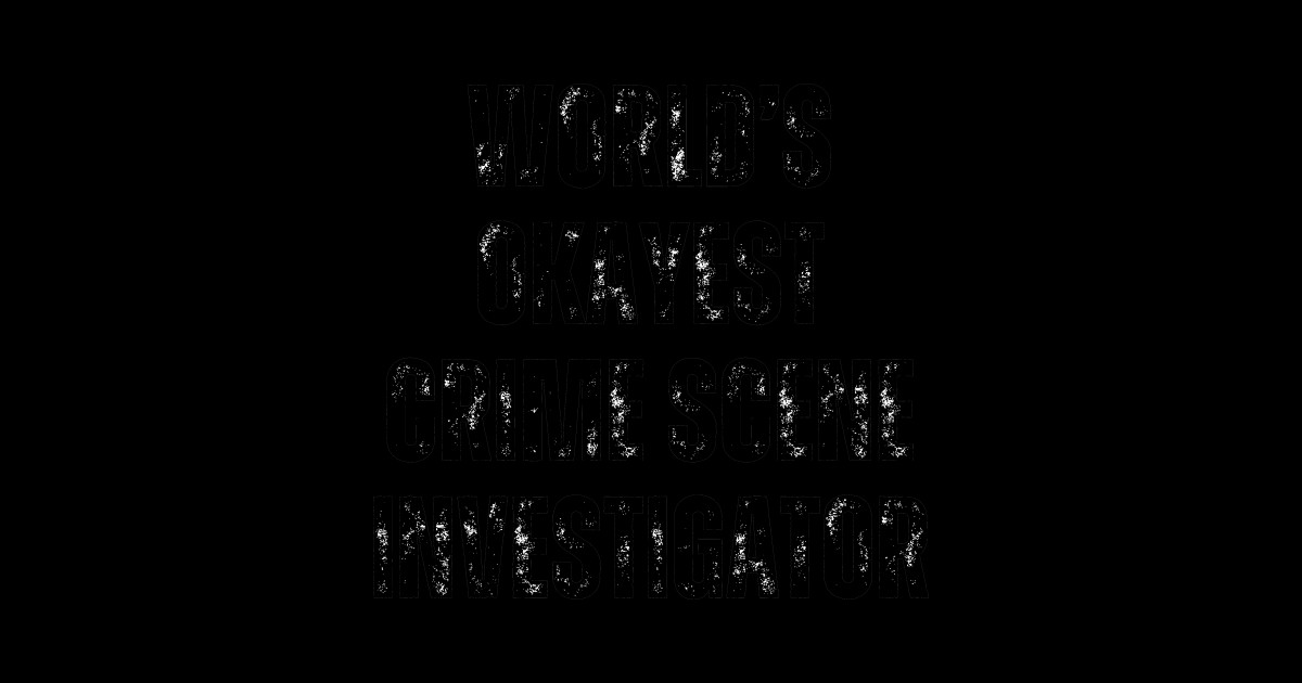 Crime Scene Investigator - Crime Scene - Sticker | TeePublic