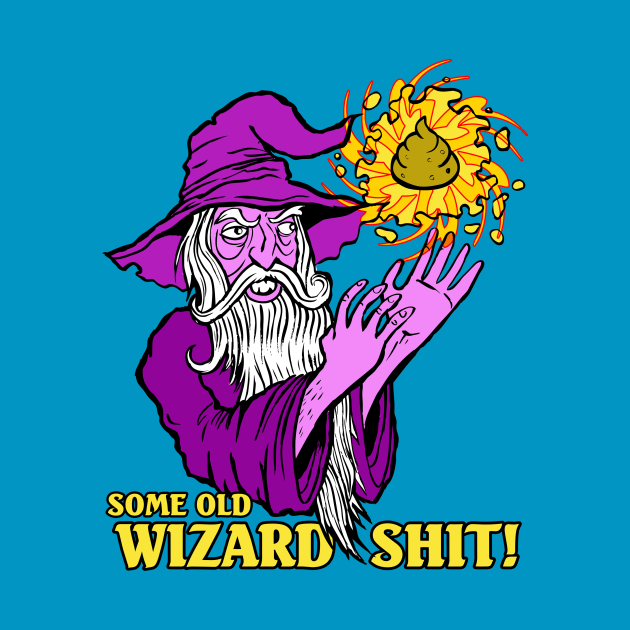 Some Old Wizard Shit - Crude - Tapestry | TeePublic