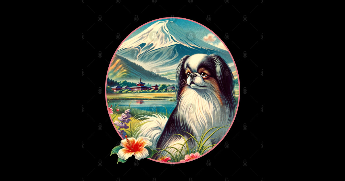 Japanese Chin - Japanese Chin - Sticker | TeePublic
