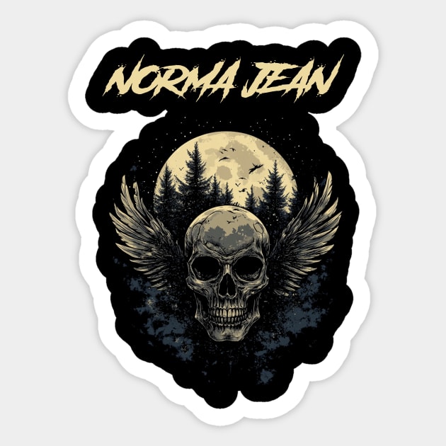 NORMA JEAN BAND FAN ART - Norma Jean Band Fan Art - Sticker | TeePublic