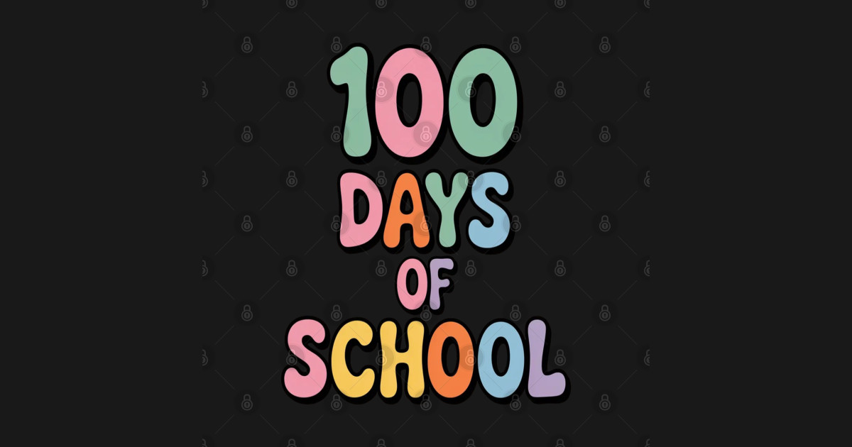 100 Days Of School Groovy Student Teacher - 100 Days Of School Groovy ...