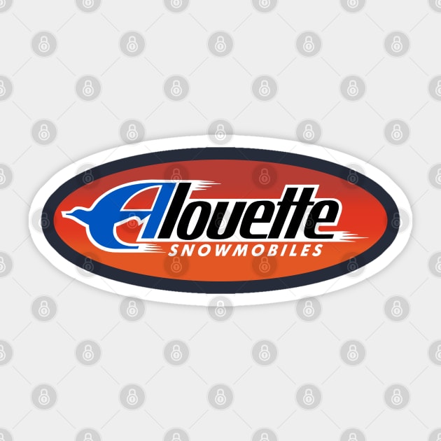 Alouette Snowmobiles - Alouette Snowmobiles - Sticker | TeePublic