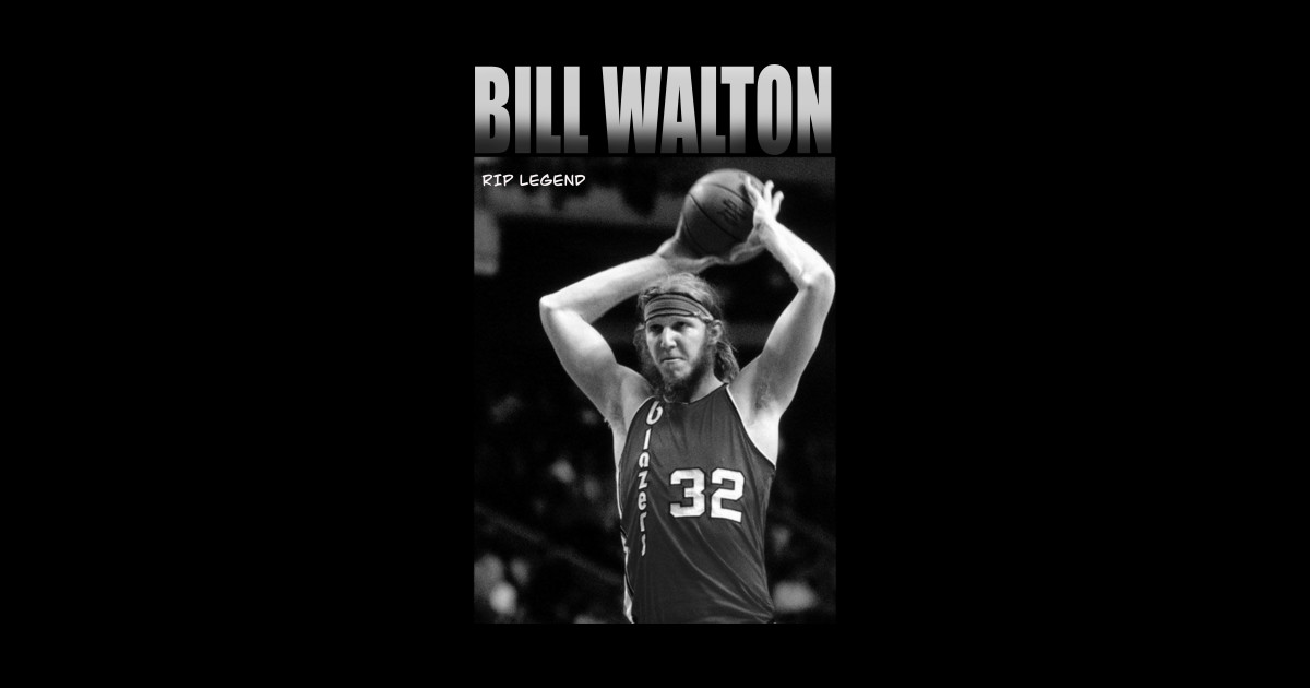 Bill walton rip legend - Bill Walton Rip Legend - Sticker | TeePublic