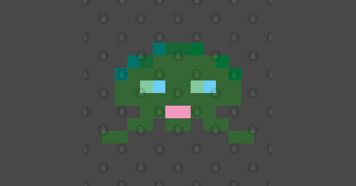 Retro Gaming Pixel Space Invader - Retro Gamer - T-Shirt | TeePublic