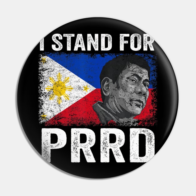 I Stand For PRRD Supporter Digong Duterte Philippine DU30 Vintage ...