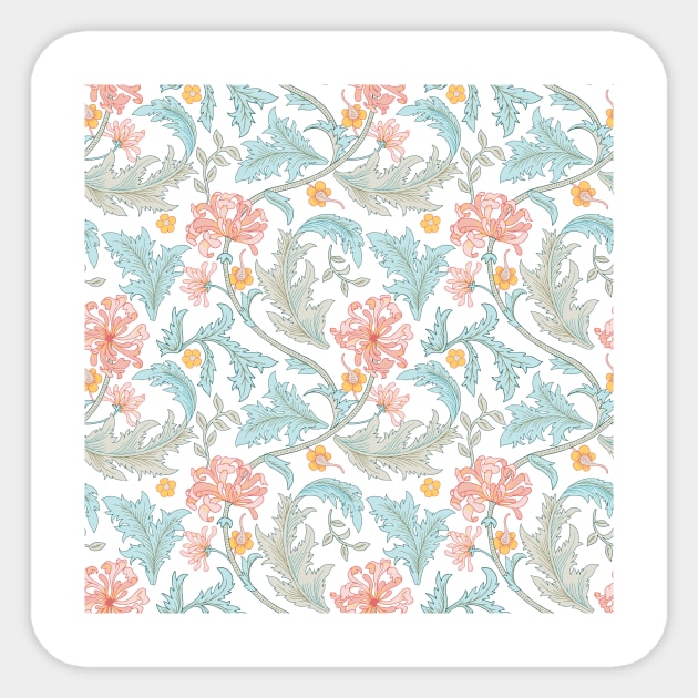 Rococo Botanical Garden - Vintage Botanical - Sticker | TeePublic