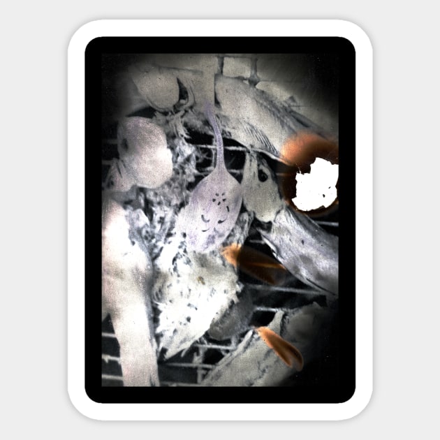 MAGGOT FISH - Monarch Bdsm - Sticker | TeePublic