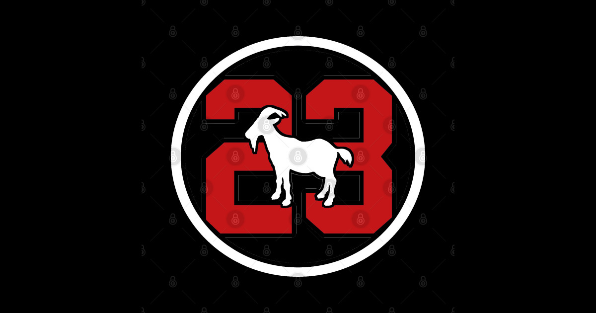 JORDAN GOAT 23 - 23 Goat - Pin | TeePublic